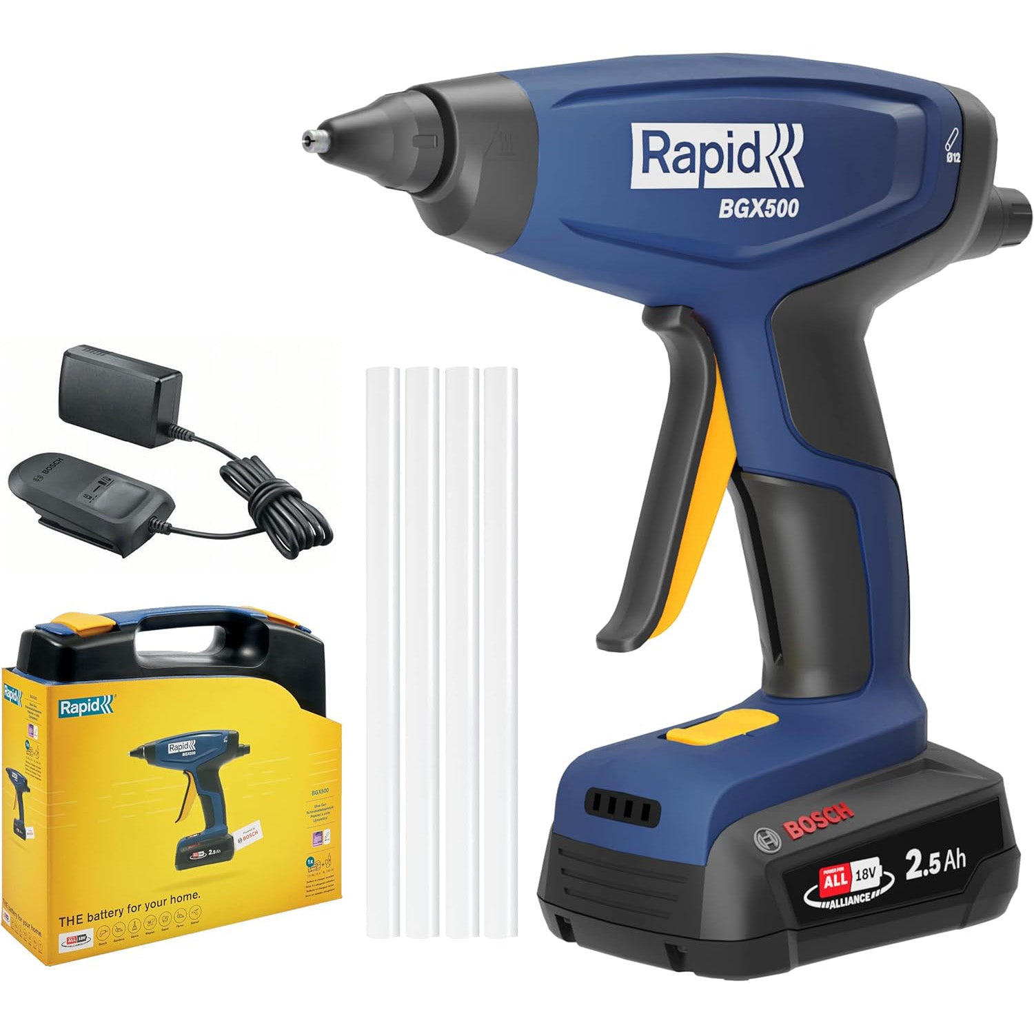 Limpistol 18V med batteri och väska Rapid | Byggahus.se Shop