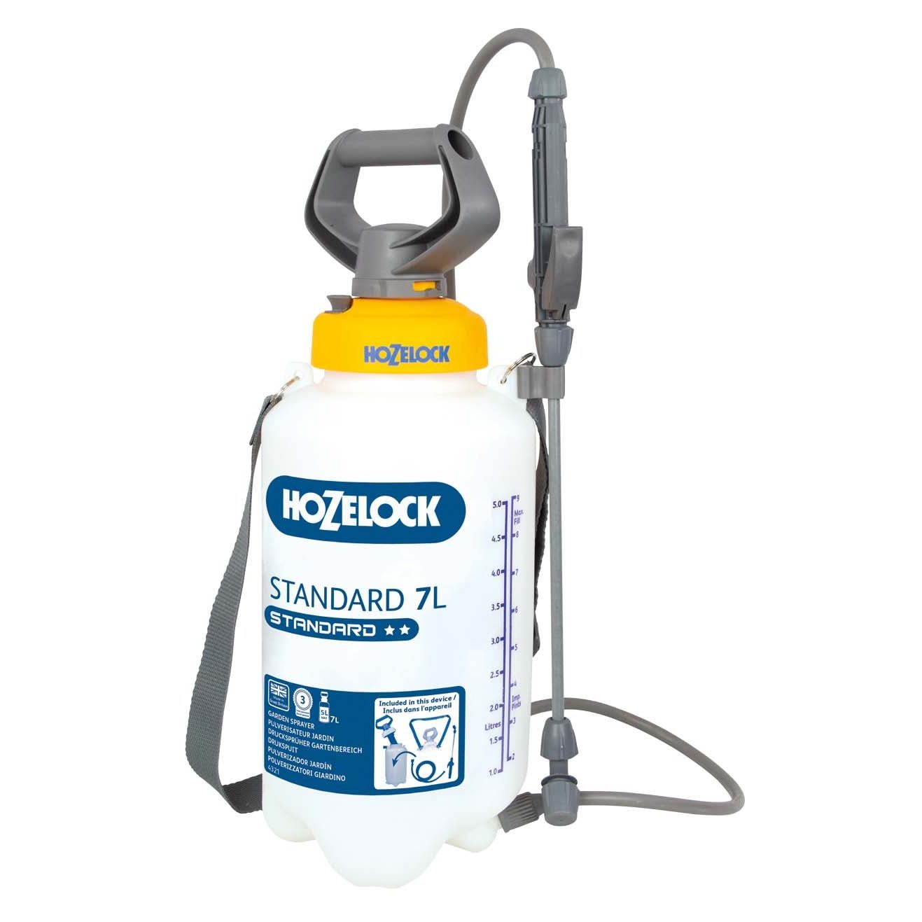Tryckspruta Standard 7 liter Hozelock | Byggahus.se Shop